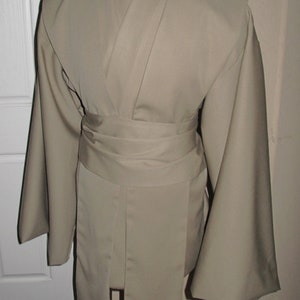 Star Wars Jedi Tunic, Tabards & Sash/obi 4 Pcs Khaki Color 100% Wool ...