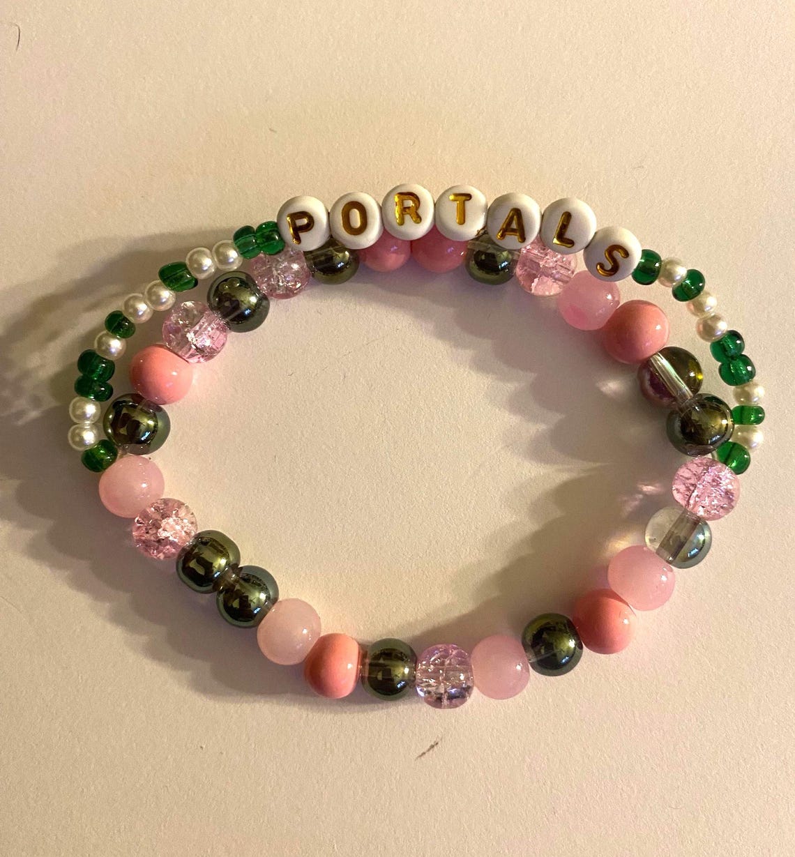 Melanie Martinez “portals” Inspired Bracelet, Themed, Letter Beads ...