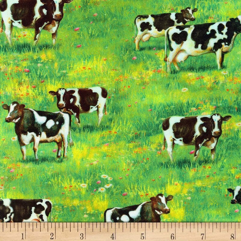 Cow Fabric - Etsy