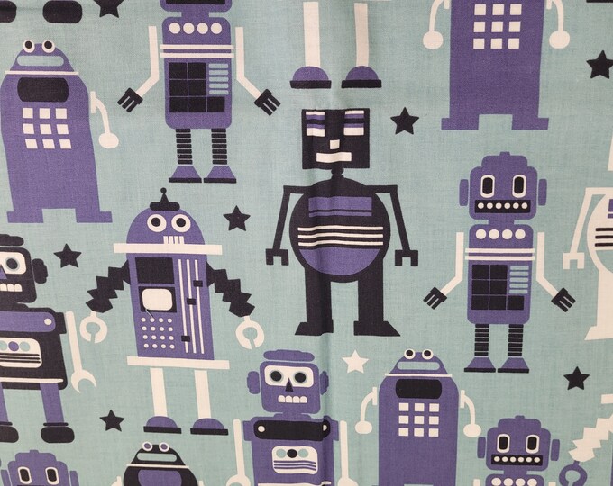 Robot Fabric BTY, Planet Buzz by Maude Asbury for Blend 101.109.06 ...
