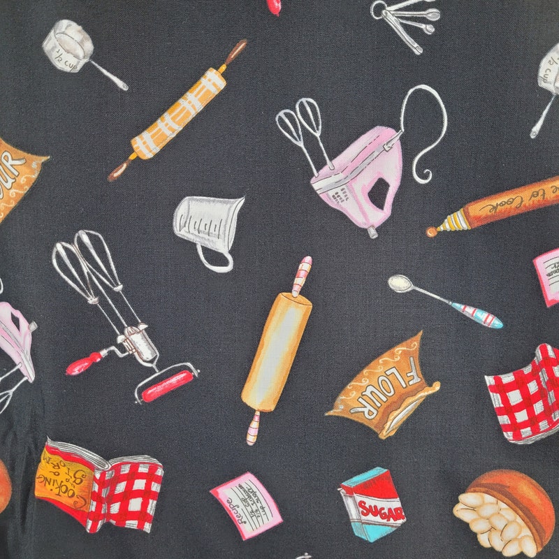Retro Kitchen Fabric - Etsy