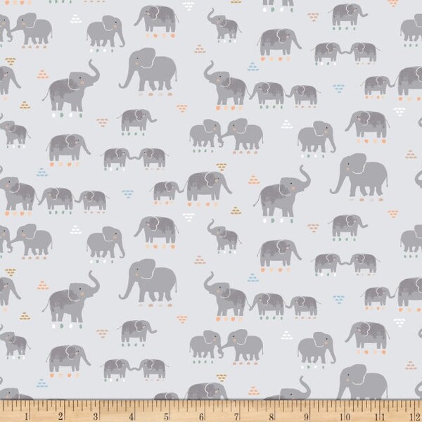 Elephant Fabric - Etsy