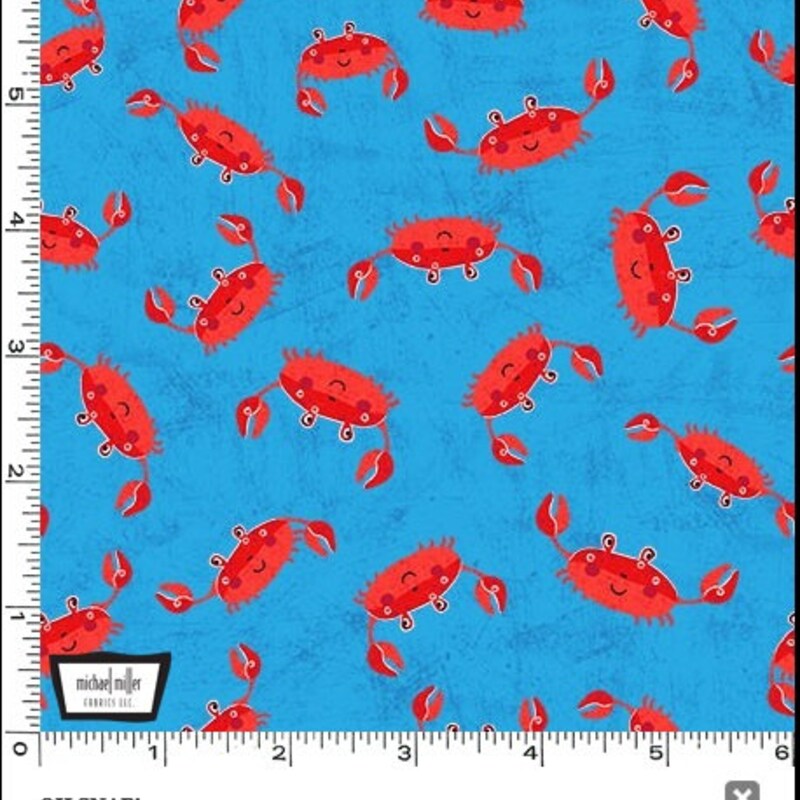 Crab Fabric - Etsy