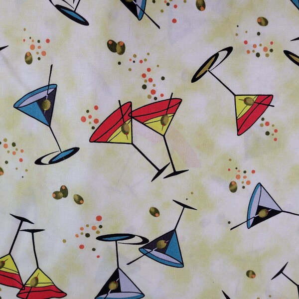 Cocktail Fabric - Etsy