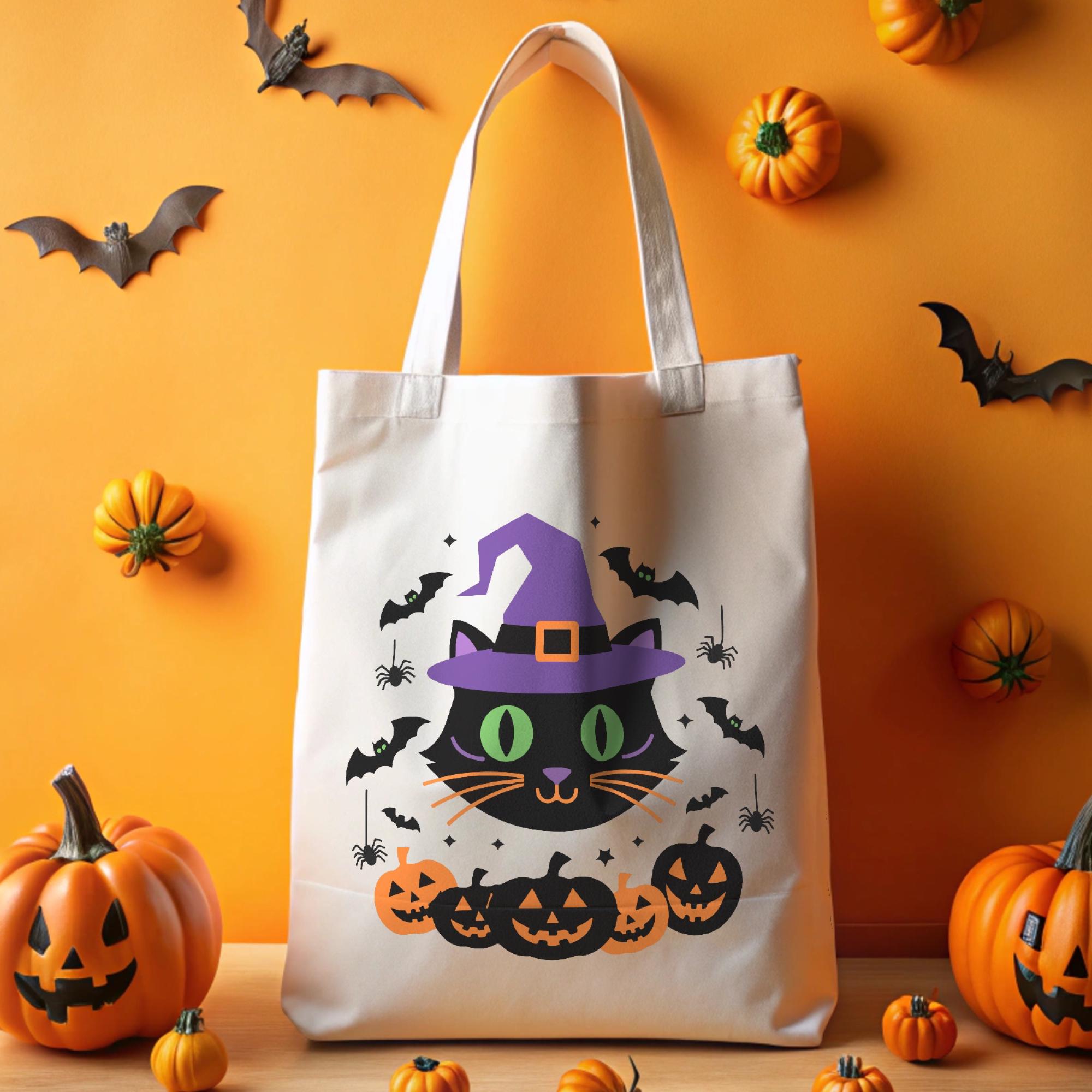 Halloween Floating Cat Face | Digital Download - Etsy