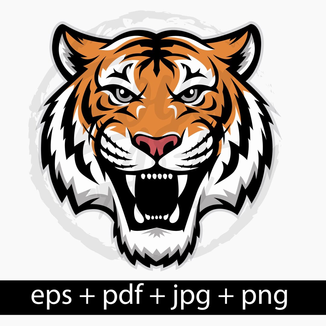 Tiger Mascot | Digital Download | Eagle Mascot Design | T-shirt Design ...