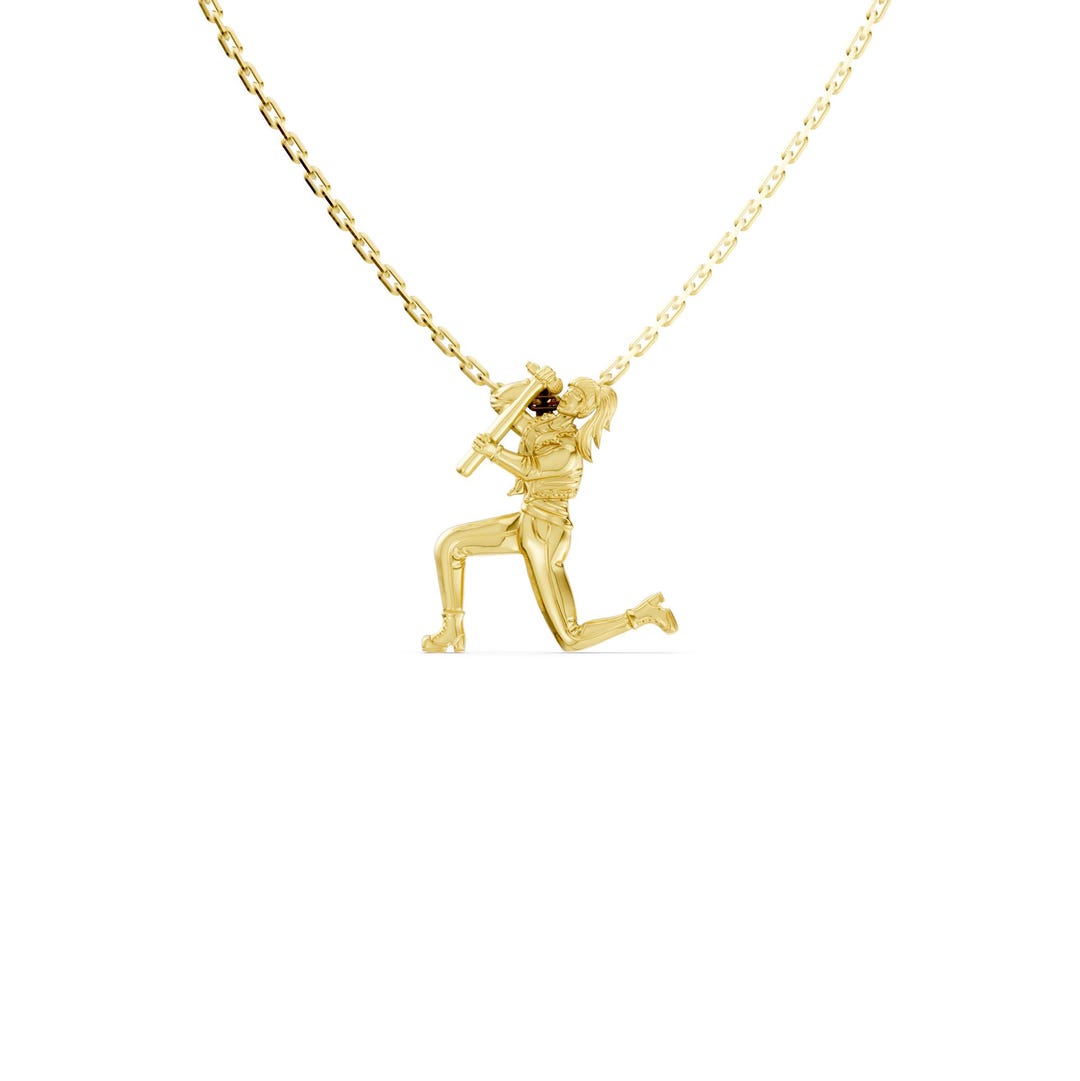 Solid Gold Singer Pendant Necklace: Music Jewelry Gift - Etsy