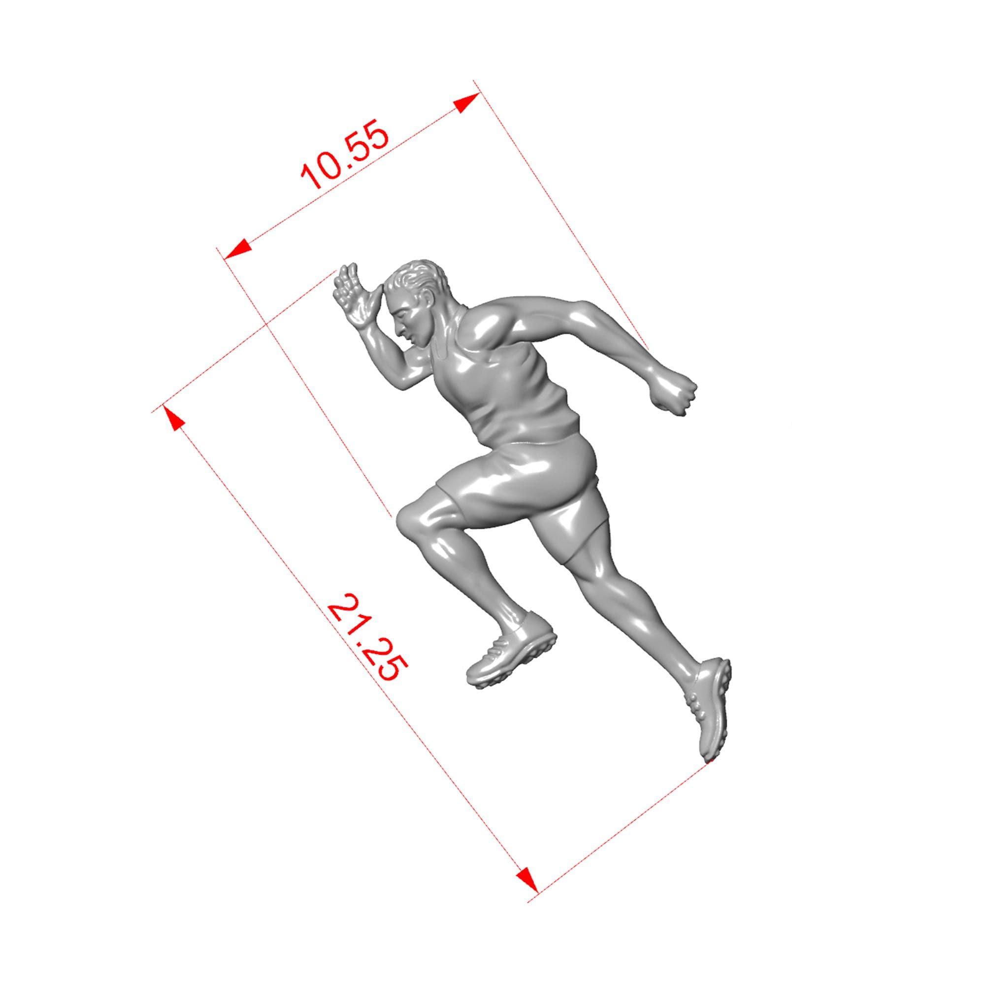 Sprinter Gold Pendant, Sprinter Gold Necklace, 14K, 18K Gold Pendant ...