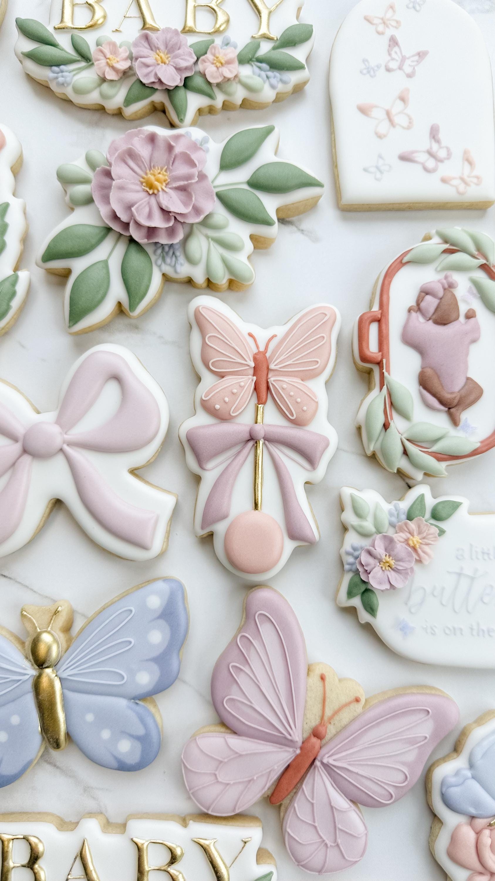 Butterfly Baby Rattle Cookie Cutter - Etsy