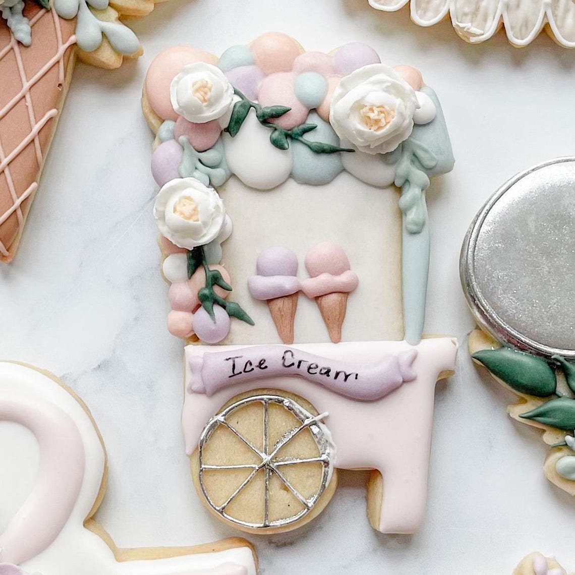 Balloon Cart Dessert Cart Cookie Cutter - Etsy