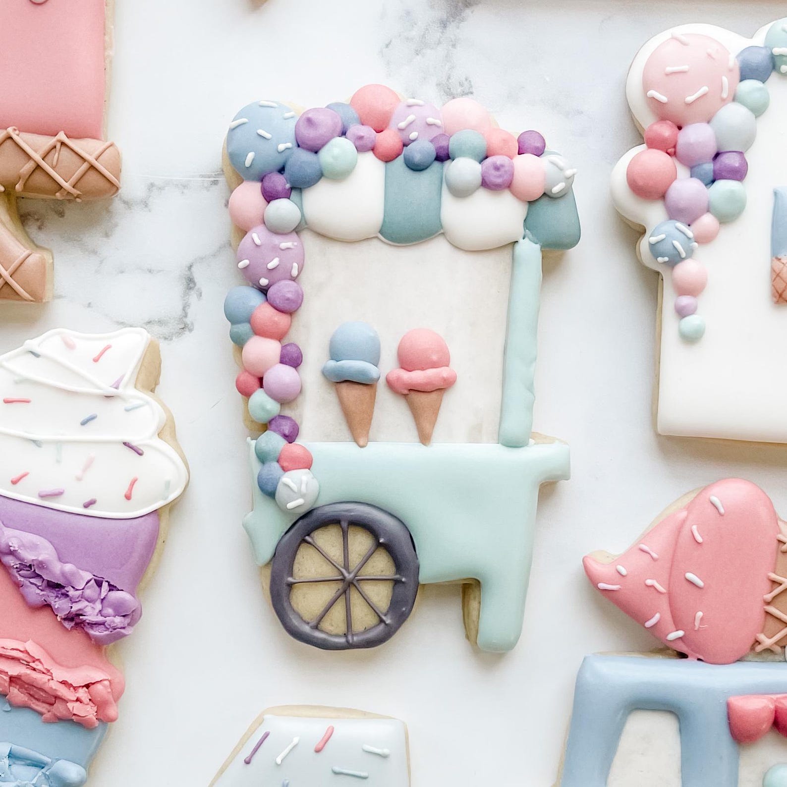 Balloon Cart Dessert Cart Cookie Cutter - Etsy
