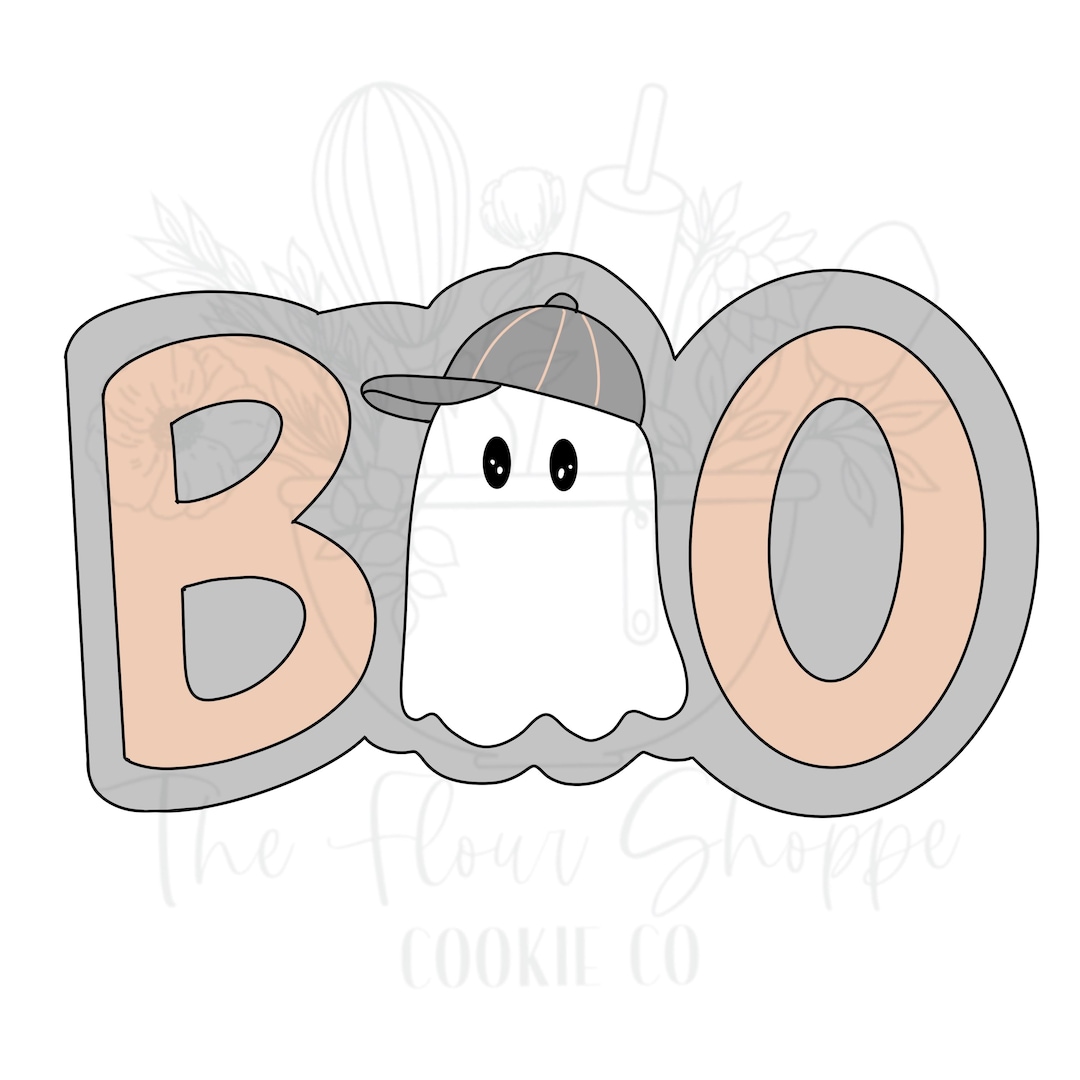 BOO Halloween Ghost Cookie Cutter - Etsy