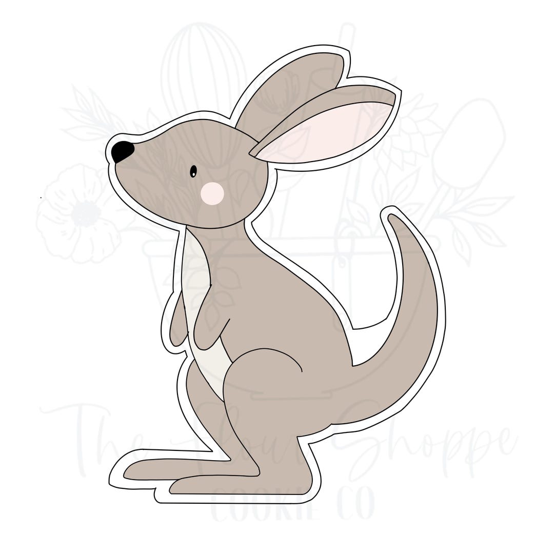 Kangaroo 1 Baby Animal Cookie Cutter - Etsy