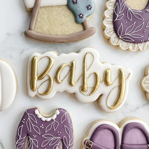 Baby Script Cookie Cutter - Etsy