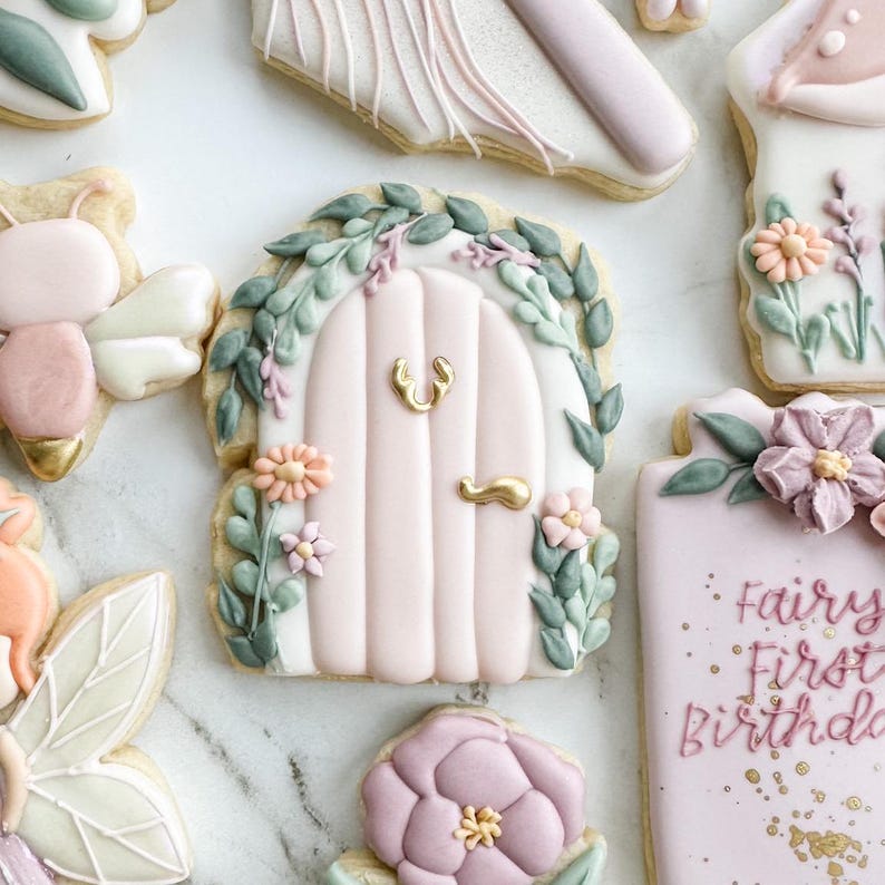 Floral Fairy Door Cookie Cutter - Etsy