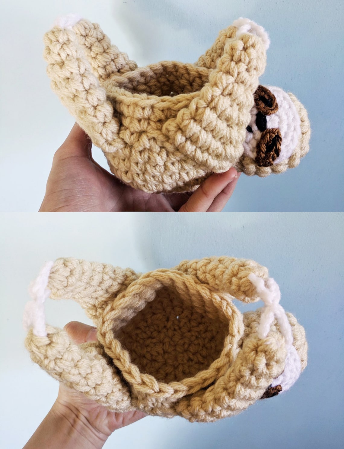 Sloth Planter Crochet Pattern Mini Succulent Planter Hanging - Etsy