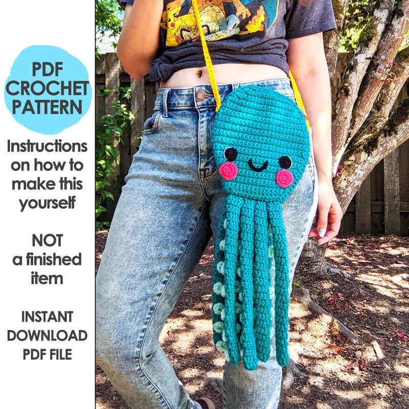 Octopus Bag - Etsy UK