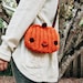 Crossbody Pumpkin Halloween Bag Crochet Pattern, Small Crochet Purse ...