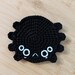 Chonky Spider Coaster Crochet Pattern, Crochet Spider Mug Rug, Kawaii ...