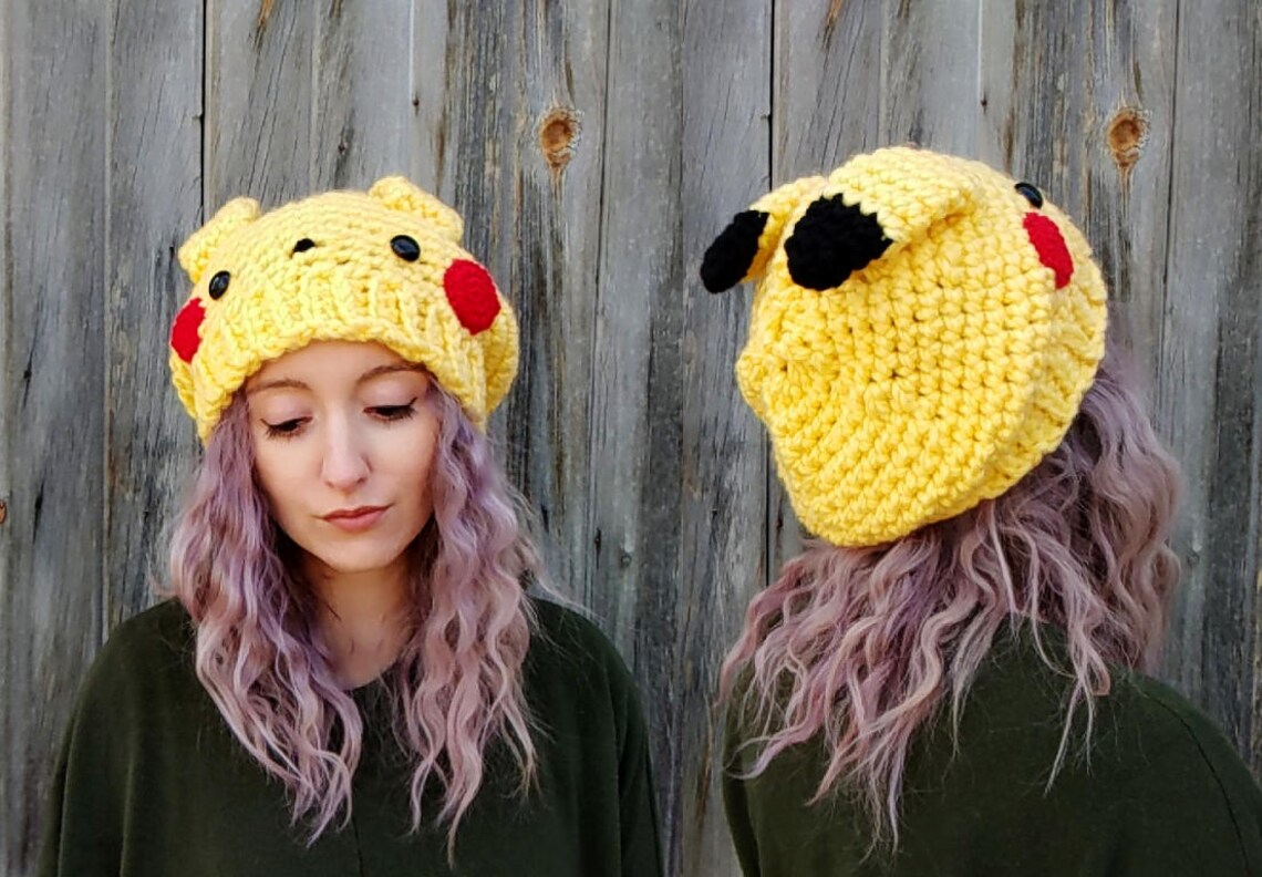 Crochet Pattern Pokemon Crochet Pattern Slouchy Hat Crochet - Etsy ...
