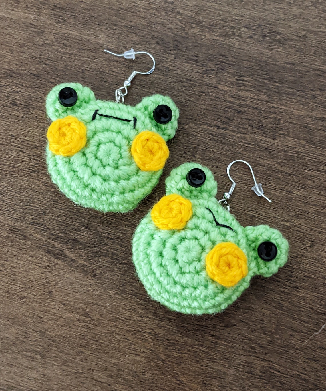 Froggy Earrings Crochet Pattern, Crochet Frog, Crochet Earrings ...