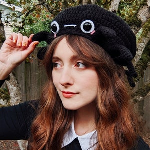 Spider Beret Crochet Pattern, Crochet Hat Pattern, Kawaii Halloween ...