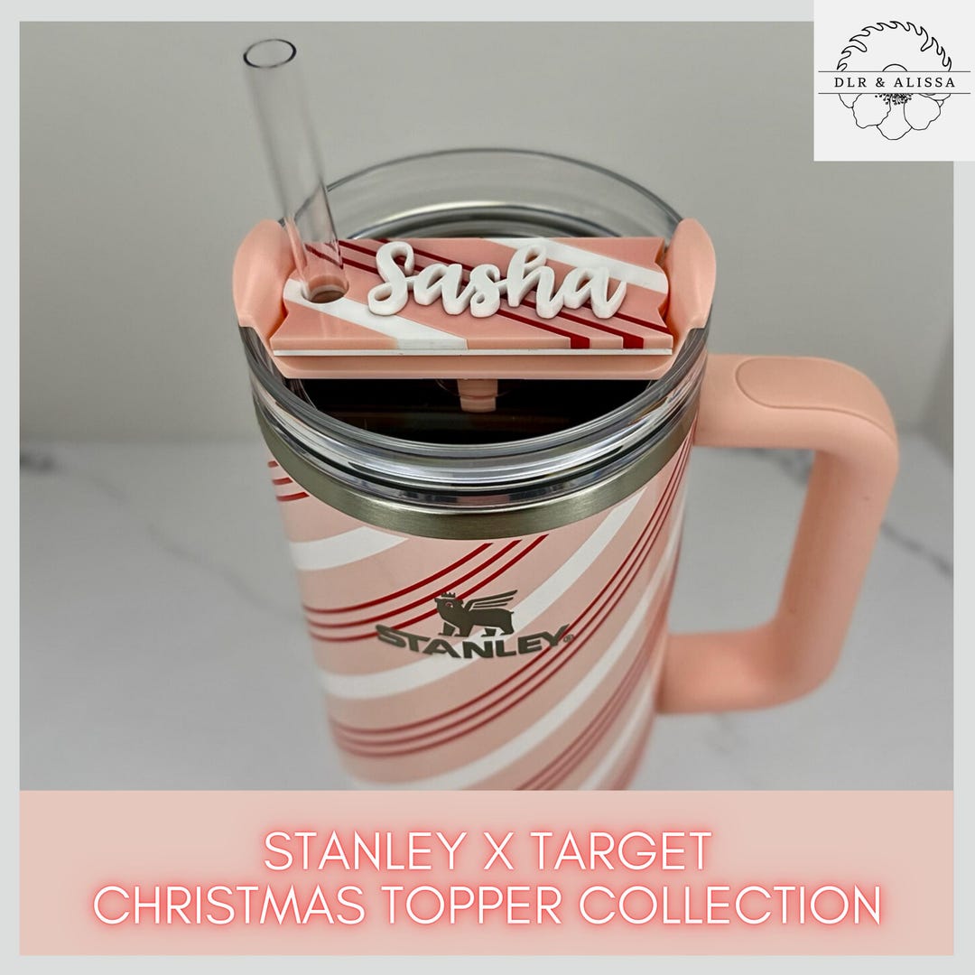 Stanley X Target Christmas Collection Topper, Personalized Tumbler Lid ...
