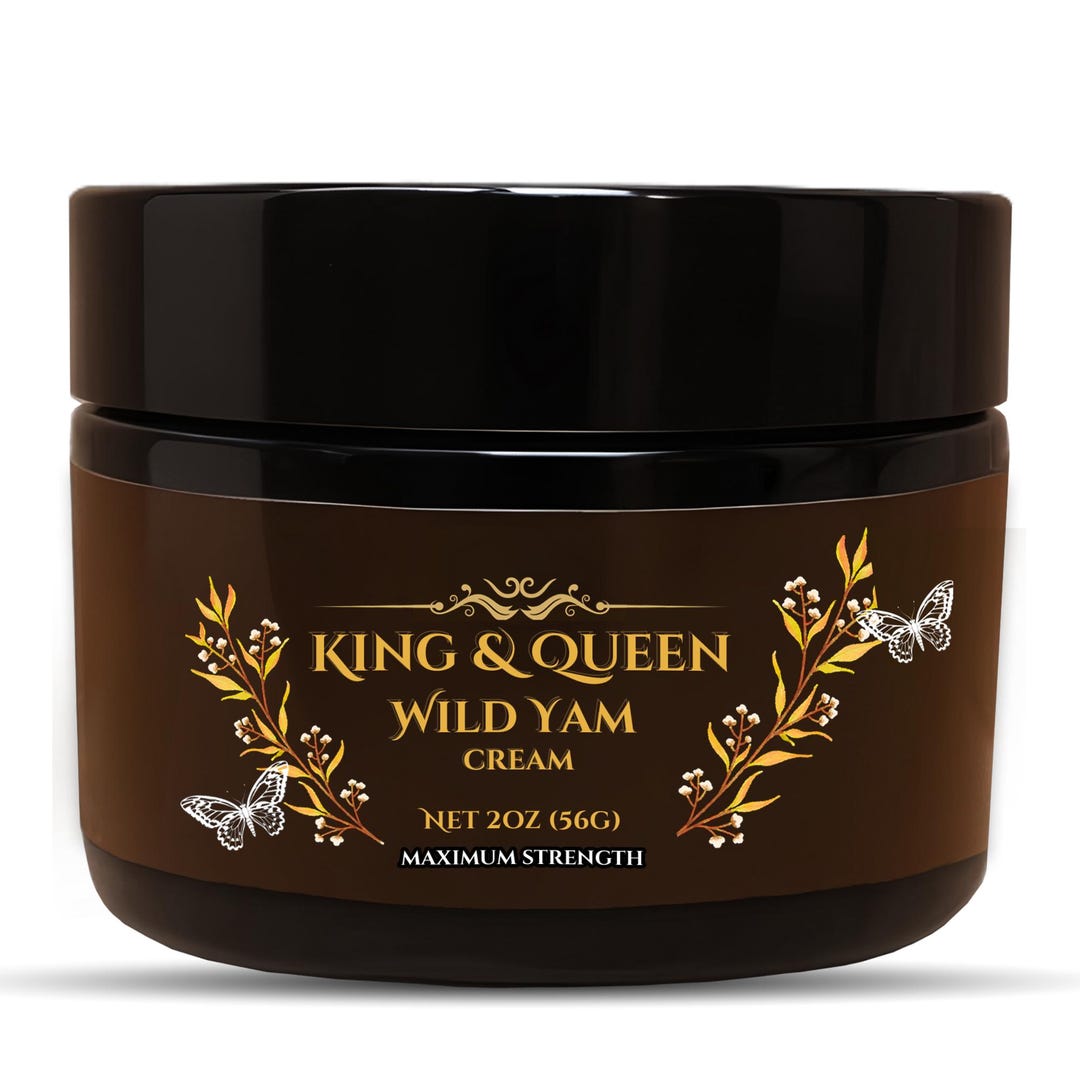 King & Queen Wellness All Natural Wild Yam Cream Maximum Strength - Etsy