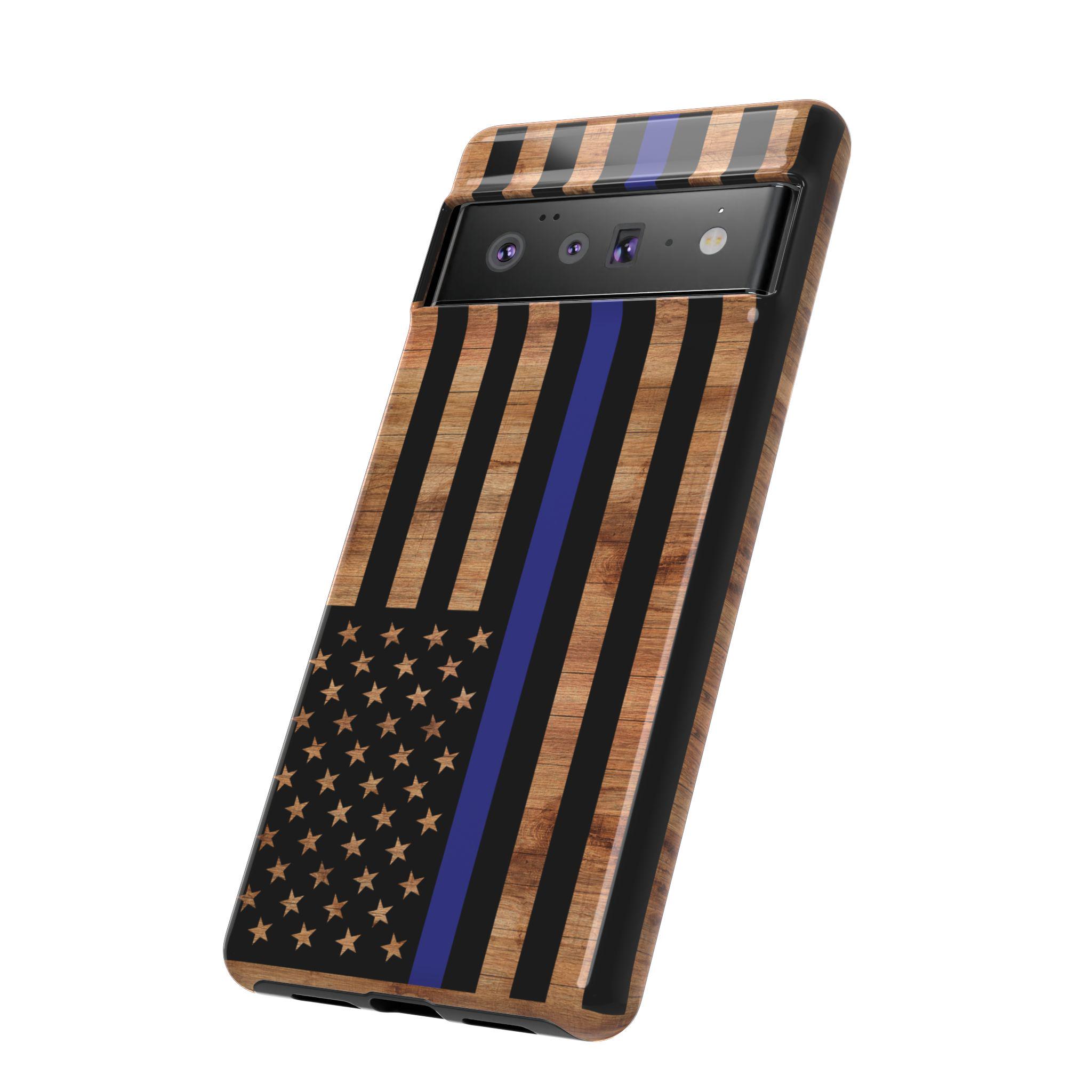 Police Law Enforcement American Flag Phone Case for Google Pixel 9 Pro ...