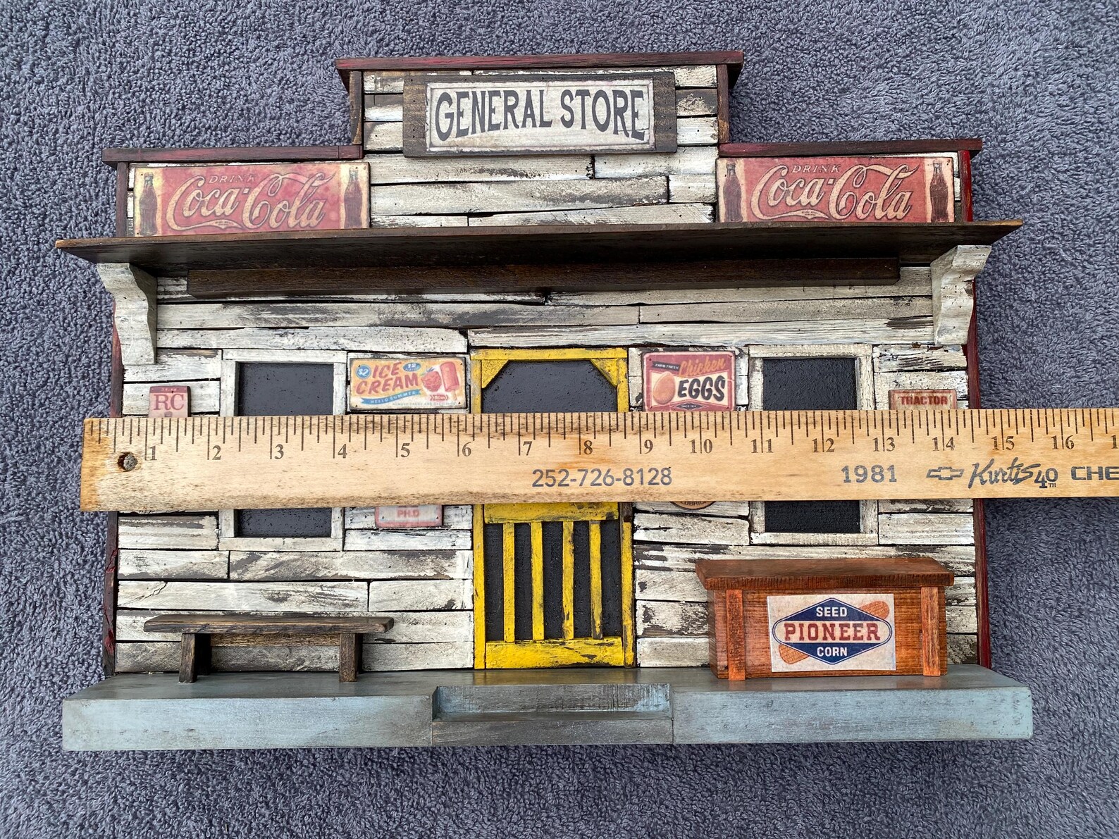 Rustic Old General Store Front, Facade Only, Home Decor, Wall Decor ...