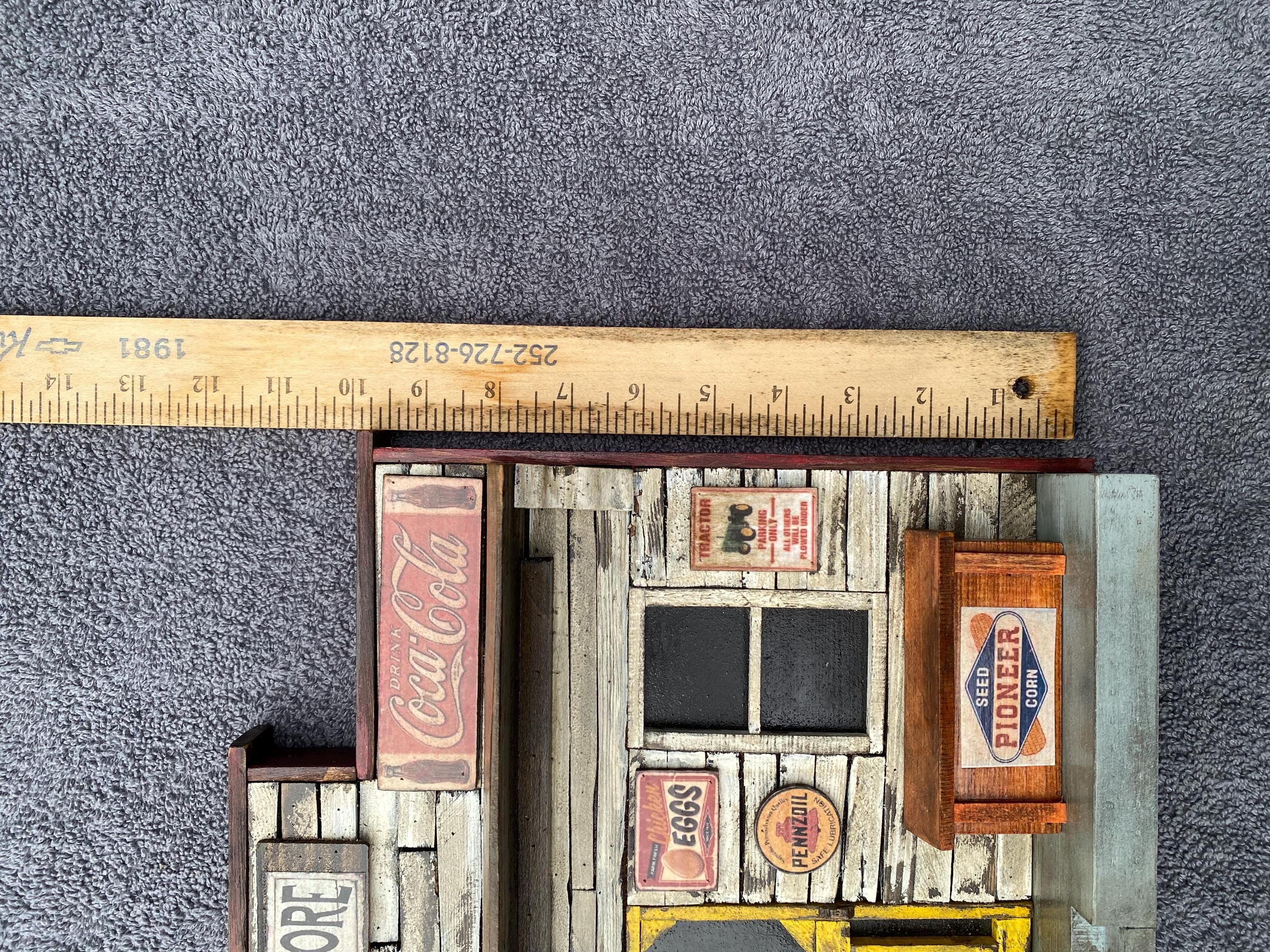 Rustic Old General Store Front, Facade Only, Home Decor, Wall Decor ...