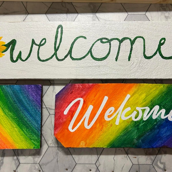 Painted Wood Signs - Etsy