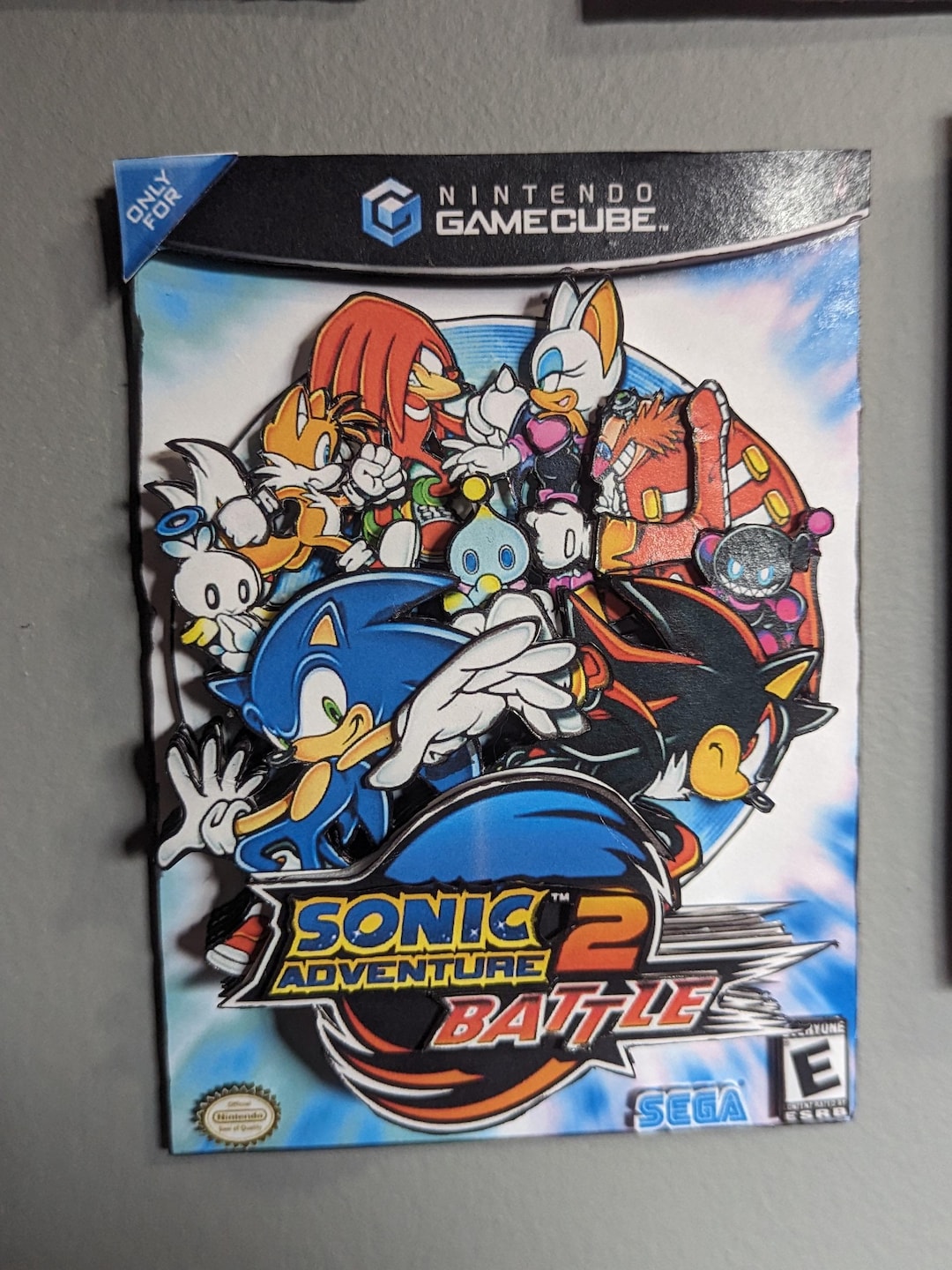 Sonic Adventure 2 Gamecube Box Art Shadowbox / 3D Art - Etsy