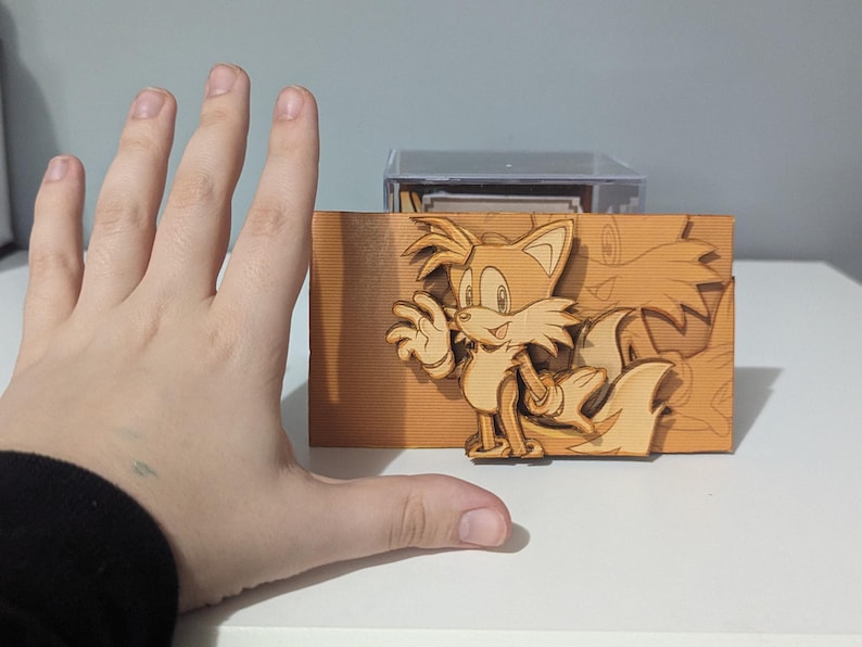 Sonic Adventure 2 Shadowbox / 3D Art Shadow, Rouge, Amy, Tails, Knuckles, Eggman - Etsy