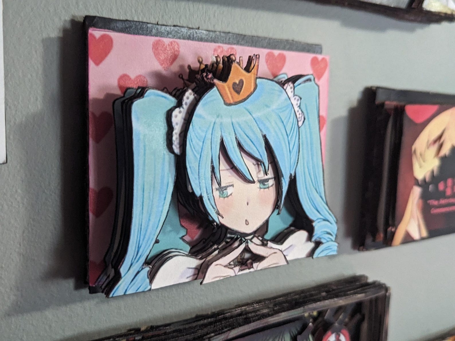 Hatsune Miku Vocaloid World is Mine Game of Life Shadow Box / 3D Art - Etsy