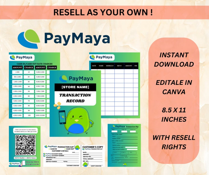 Introducing the Gcash and Paymaya: Transaction Record & Transaction ...