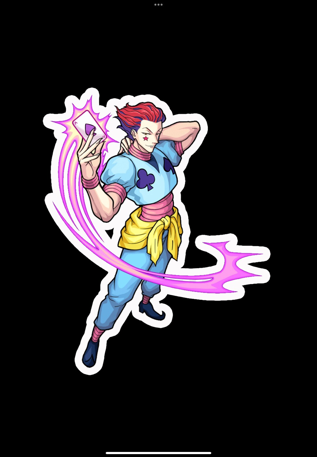 Hunter X Hunter Hisoka Sticker waterproof Hxh - Etsy