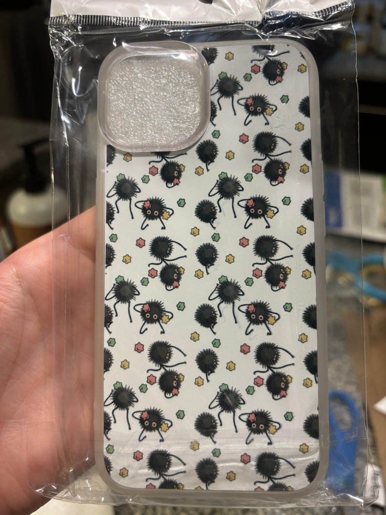 IPhone 14 Spirited Away Soot Sprite Clear Case Studio Ghibli Chihiro ...