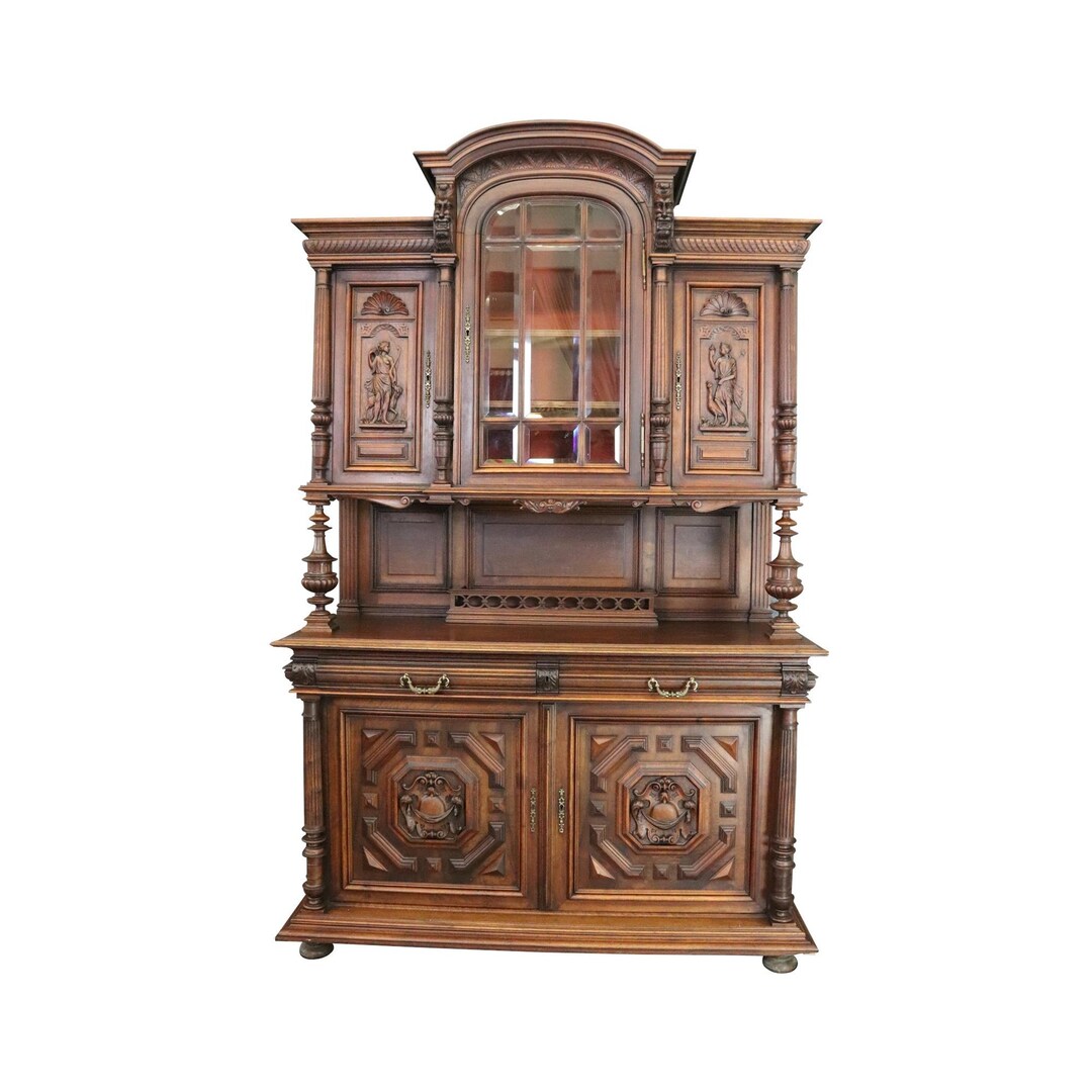 Buffet Henry II Renaissance Mahogany Mythology Juno Diana - Etsy