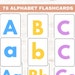 Alphabet Flashcards Printable I ABC Flashcards Digital Download I ...