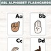 ASL Alphabet Flashcards I American Sign Language I Digital Download I ...