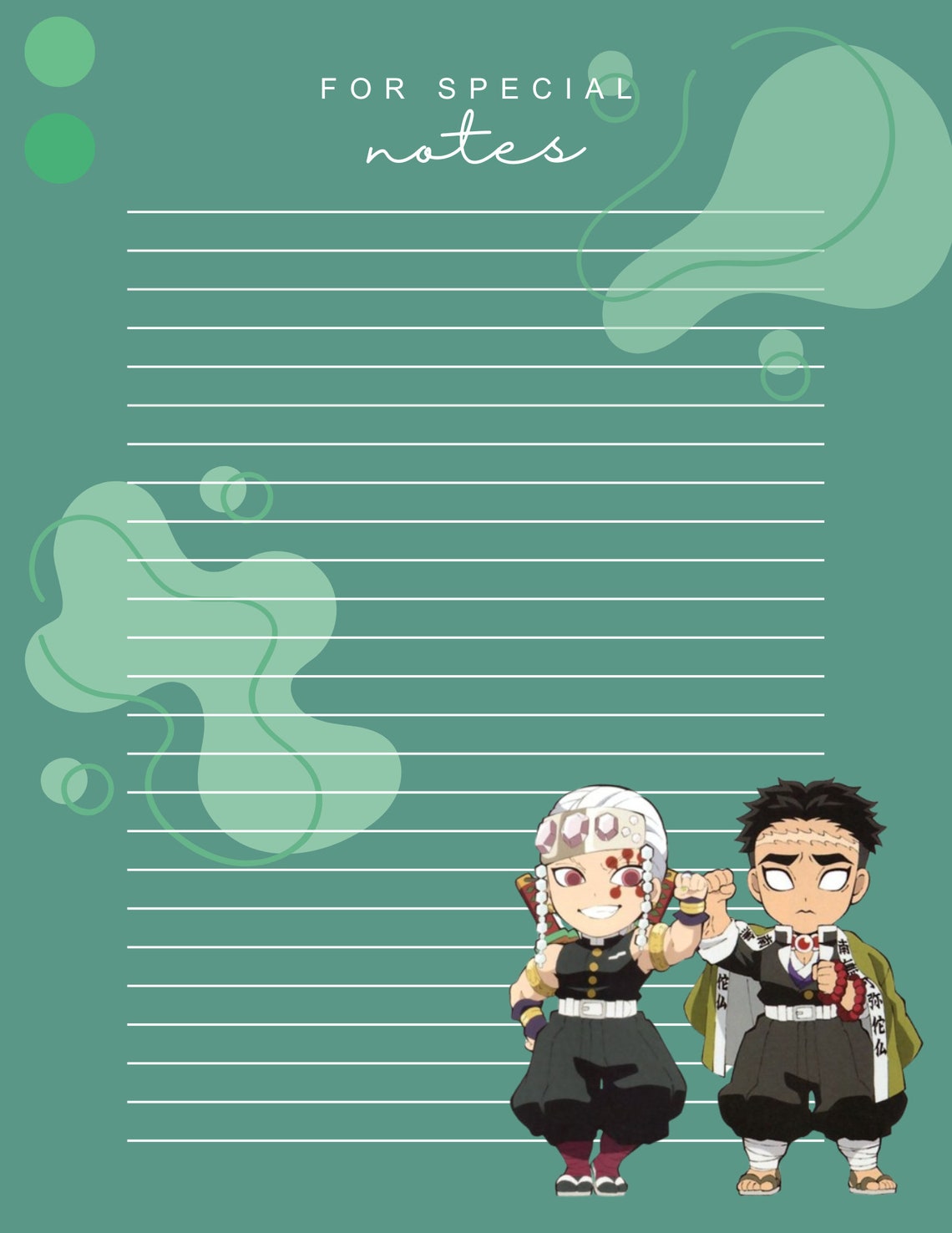 Demon Slayer Printable Digital Planner/ Printable Anime Digital Planner ...