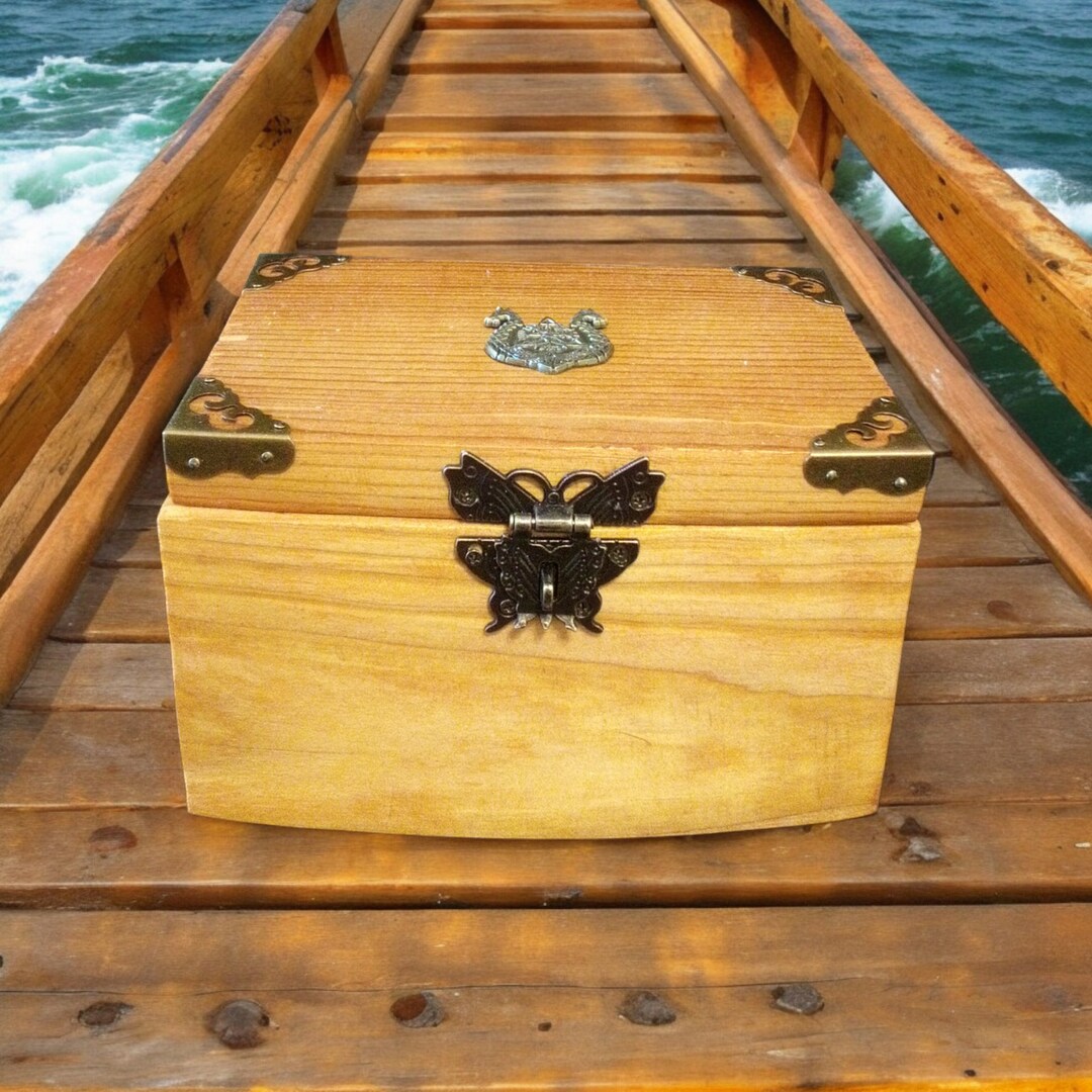 Norse Mythology Theme Handcrafted Pine Jewelry Box - Etsy