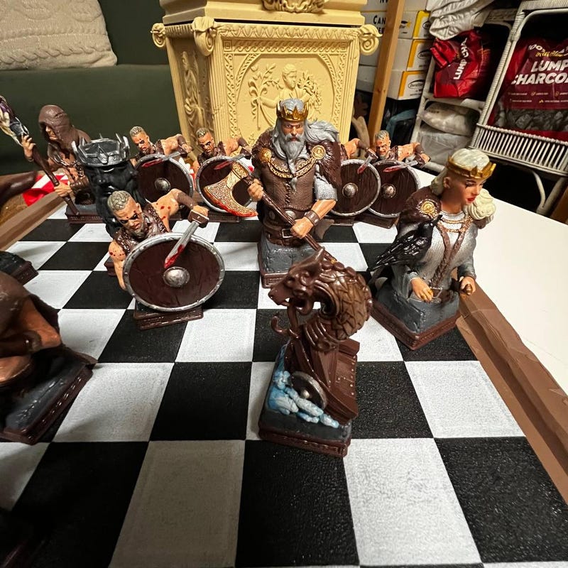 Viking Chess Set - Etsy