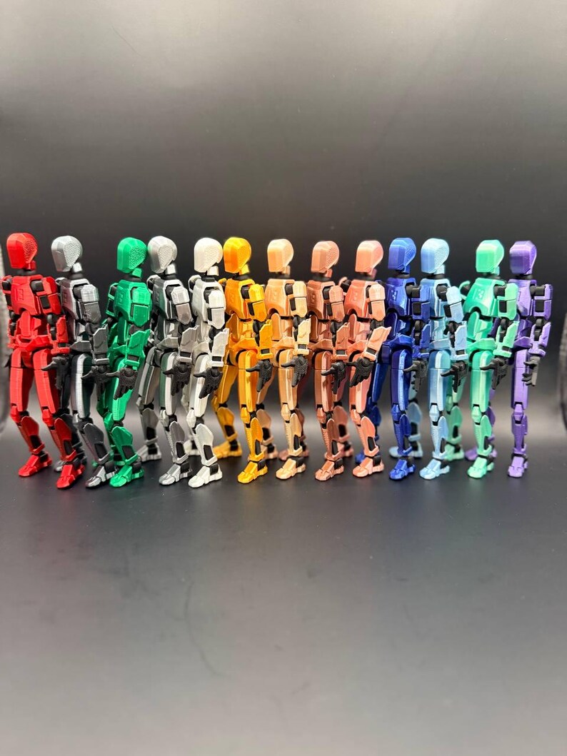Gelede actiefiguur | Posable dummy 13 met ringvoet DIY-kit - Etsy Nederland