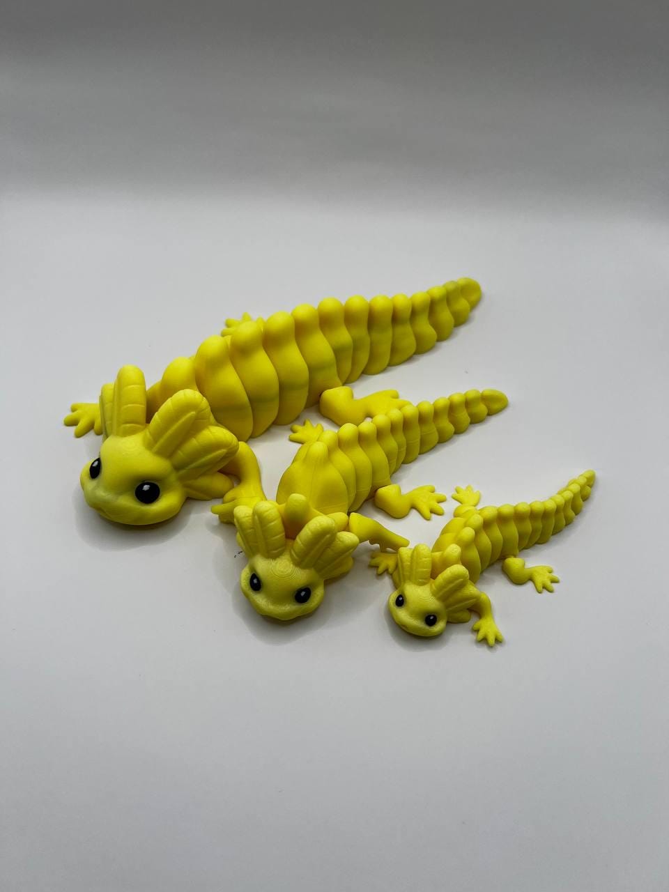 Cute 3D Printed Axolotl Fidget Toy Flexible Articulating Sensory Pet ...