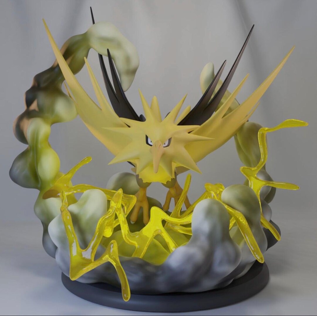 Zapdos | Articuno | Moltres | Pokémon / Fan Art / Model Figure / Fully ...