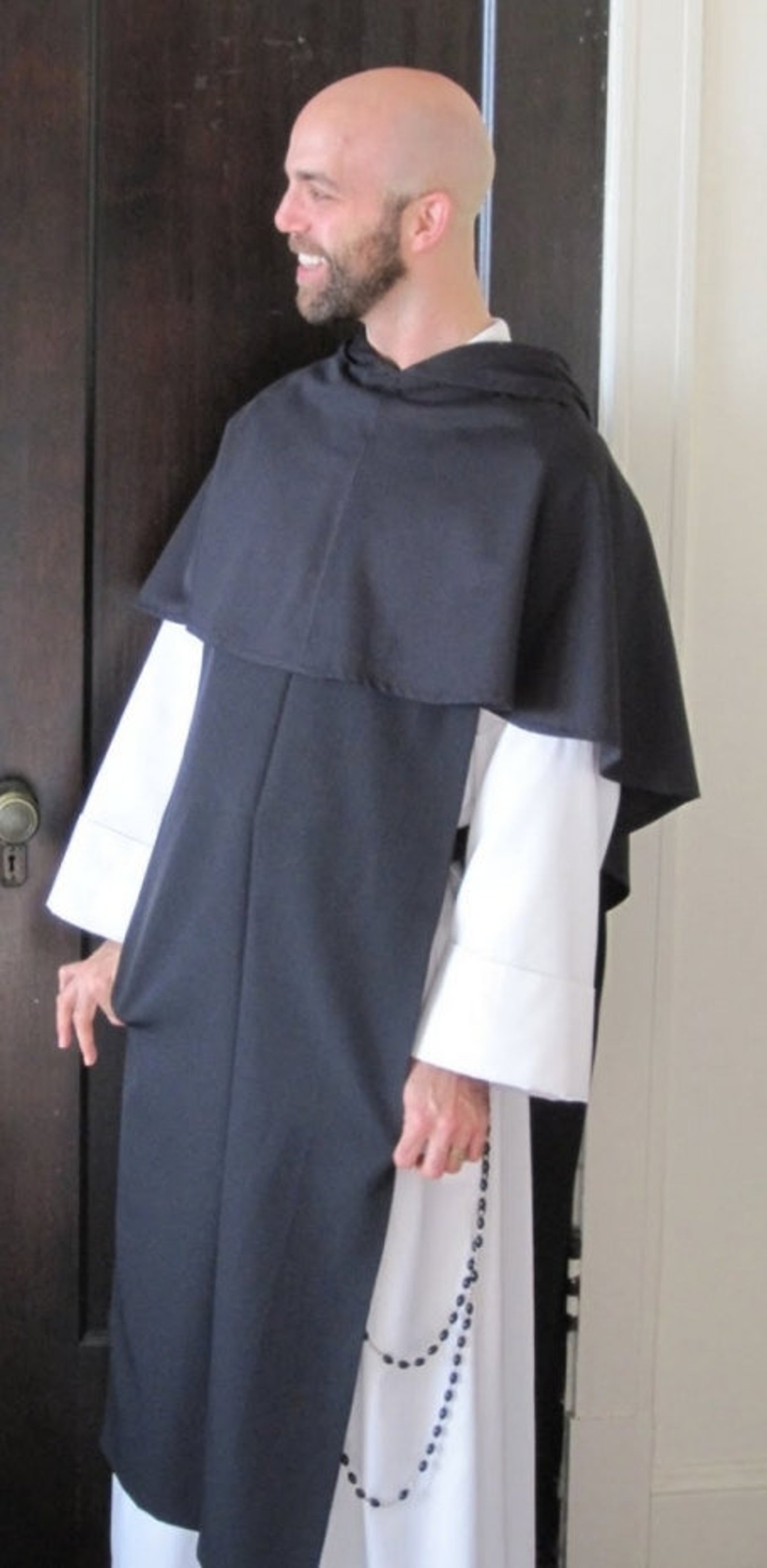 Made to Order Complete Monk Habit With Tunic Scapular Mantel - Etsy