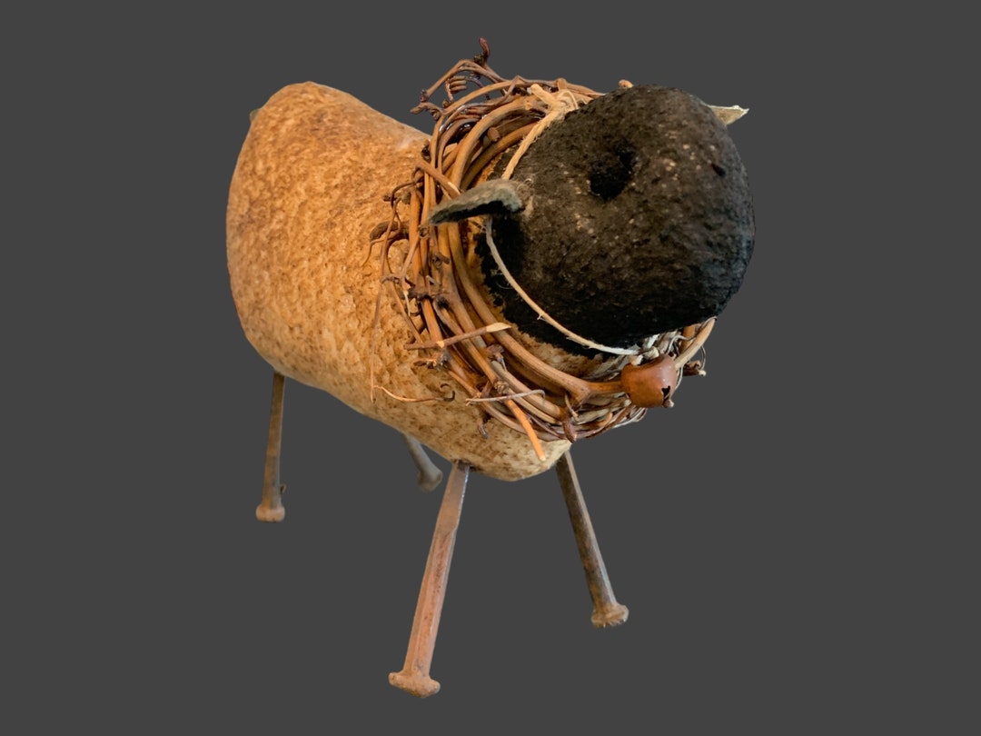 Primitive Farmhouse Americana Sheep With Rusty Nail Legs Farmyard ...