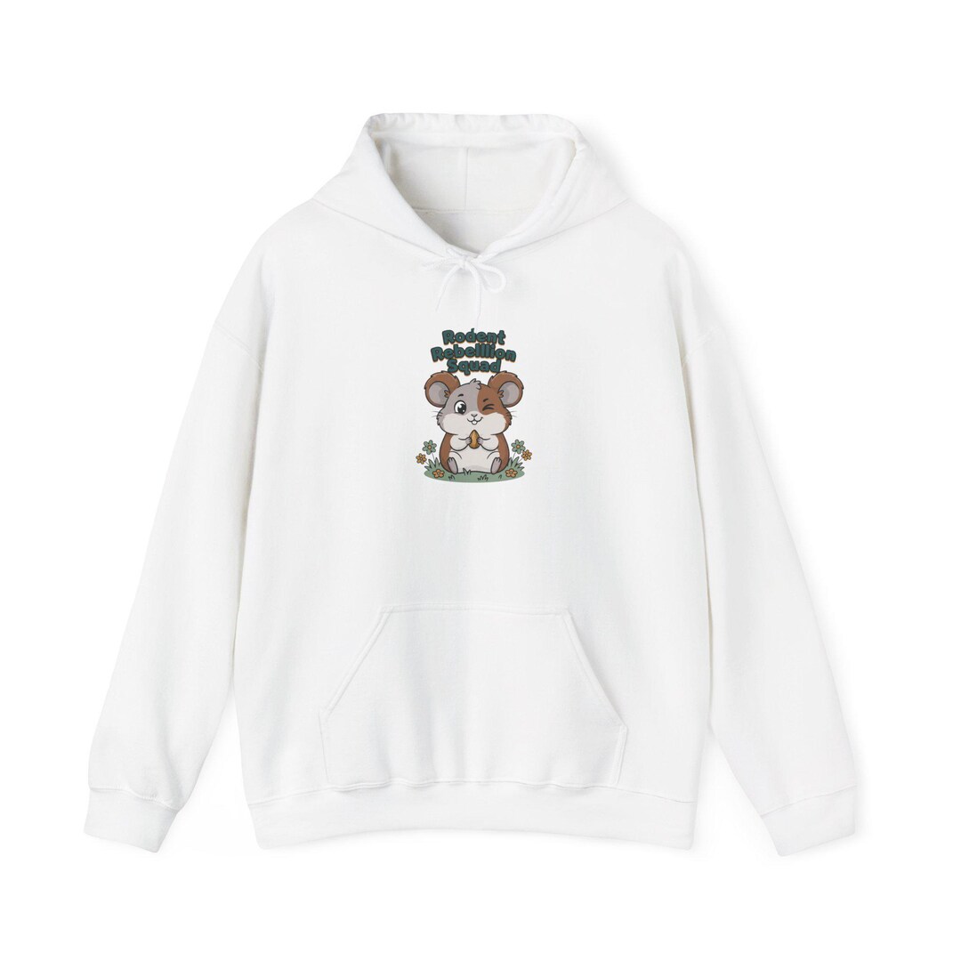 Cheeky Rodent Cute Rat Illustration Hoodie | Rodent-core, Animal Pride ...
